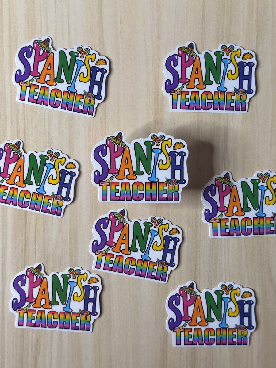 Stickers- Spanish Teacher – Handmade on Main