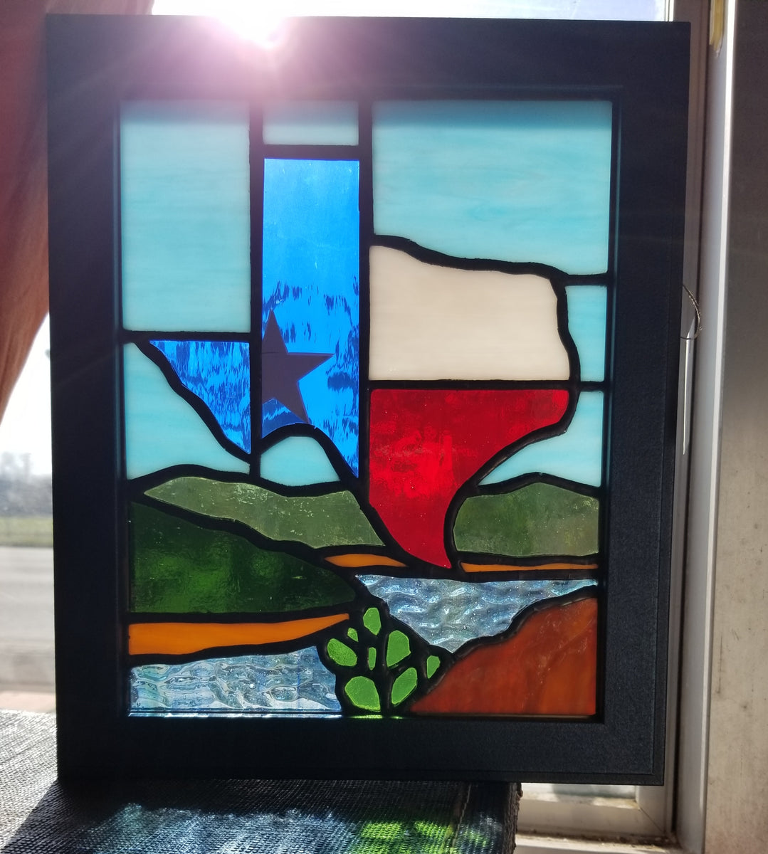 Framed Texas Landscape – Handmade on Main